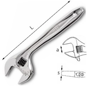 CHIAVE A RULLINO C/REGOLAZIONE RAPIDA 294 AD 460 ART.U02940017