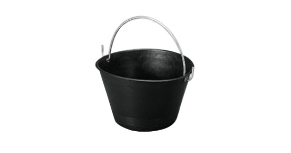 SECCHIO MURATORE RINFORZATO NERO LT.14 - SECCHI MURATORI - EDILIZIA