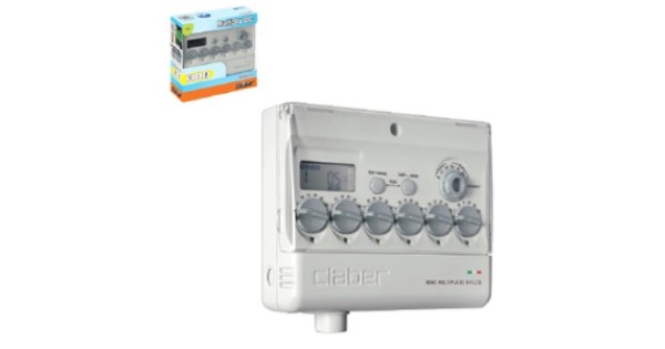 PROGRAMMATORE ELETTRONICO 6 ZONE MULTIPLA DC 9V - GIARDINAGGIO